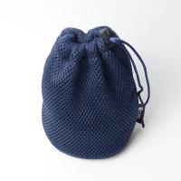 China Customized Color Round Bottom Mini Drawstring Bag for Headphone and Data Cable Storage for sale
