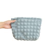 China OEM/ODM Acceptable Cute Puffy Mesh Cosmetic Pouch for Mini Canvas Travel Toiletry Handbags for sale