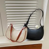 China Soft Sister Shopping Dumpling Bag For Women Senior Sense Solid Color Shoulder Bag for sale