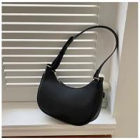 China Soft Sister Shopping Dumpling Bag For Women Senior Sense Solid Color Shoulder Bag for sale