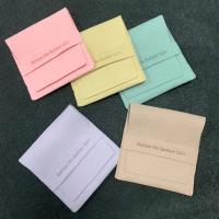 China Custom Small Jewelry Bag for Earrings OEM Microfiber Jewellery Gift Pouch for sale