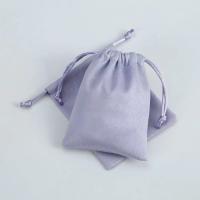 China School Bag Trolley Velvet Drawstring Jewelry Pouch for Custom Logo Packaging for sale