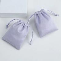 China School Bag Trolley Velvet Drawstring Jewelry Pouch for Custom Logo Packaging for sale