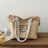 China Unisex Waterproof Luxury Canvas Corduroy Tote Bag for Customized Color Daily Life for sale