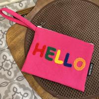 China Colorful Embroidery Letter Canvas Shoulder Bag A Functional and Fashionable Choice for sale