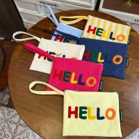 China Colorful Embroidery Letter Canvas Shoulder Bag A Functional and Fashionable Choice for sale