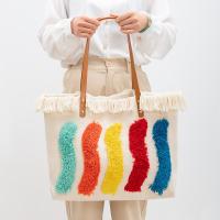 China Newest Fashionable Customized Reusable Cotton Canvas Tote Bag for Women Printed Logo for sale