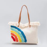 China Newest Fashionable Customized Reusable Cotton Canvas Tote Bag for Women Printed Logo for sale