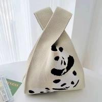 China Popular Women Handbag Custom Polyester Woven Bag Mini Tote Shopping Bags for sale