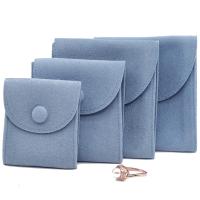 China Custom Bracelet Packaging Jewelry Pouch Gift Envelope Microfiber Bag Customized Logo for sale