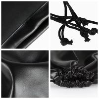 China Custom Gold PU Leather Drawstring Cosmetic Packaging Pouch for Medium Size Gifts for sale