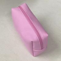 China Mix Color Cotton Pu Cosmetic Makeup Bag Blank Dust Wash Pouch with Customized Color for sale