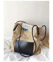 China Polyester Lining Handmade Woven Straw Bag Large Tote Shoulder Crossbody Bag for Women for sale