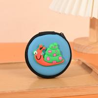 China Pattern Type others Round 2d 3d Coin Usb Lines Earphone Pvc Eva Organizer Bags for sale