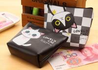 China Customized Color Waterproof Headphone Storage Plastic Coin Purse for Cute Cat Key for sale