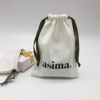 China Eco-friendly Twill Cotton Drawstring Pouch for Customized Color Jewelry Gift Packaging for sale