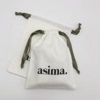 China Eco-friendly Twill Cotton Drawstring Pouch for Customized Color Jewelry Gift Packaging for sale