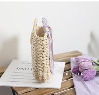 China 2024 Summer Travel Beach Woven Bag with Open Closure Type and Straw Tote Handbag Woman for sale