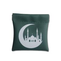 China Compact Leather Coin Purse for Muslim Customized Color Genuine Leather Material for sale