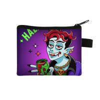 China 2024 Halloween Cartoon Purse Children's Portable Small Wallet with Printed Design for sale