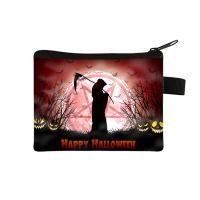 China 2024 Halloween Cartoon Purse Children's Portable Small Wallet with Printed Design for sale