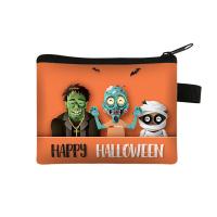 China 2024 Halloween Cartoon Purse Children's Portable Small Wallet with Printed Design for sale