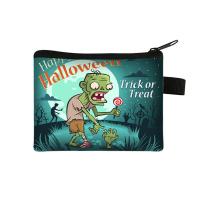 China 2024 Halloween Cartoon Purse Children's Portable Small Wallet with Printed Design for sale