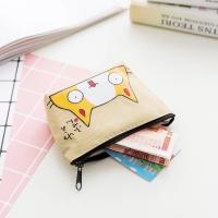 China Ruiding Cute Korean Pink Cotton Makeup Cosmetic Bag with Zipper Logo Customized Logo for sale