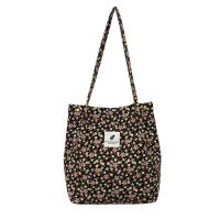 China Open Closure Corduroy Tote Bag Perfect for Women's Office School Shopping and Travel Needs for sale