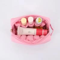China Waterproof Pouch Nylon Travel Makeup Organizer Bag with Zipper Closure and Logo Design for sale