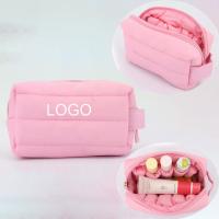 China Waterproof Pouch Nylon Travel Makeup Organizer Bag with Zipper Closure and Logo Design for sale