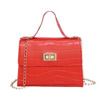 China Customized Color Crocodile Pattern Handbag with Zipper Closure and Luxury Design for sale