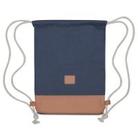 China Custom Logo Soft-loop Cotton Cloth Drawstring Bag for Gym and Outdoor Activities for sale