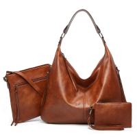 China Vintage Leather Tote Crossbody Bag The Perfect Addition to Your Daily School Life for sale