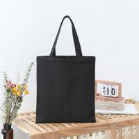 China Lining Material Canvas Hot Recycled Plain Cotton Shopping Bag Advertisement Tote Bag For Promotion for sale
