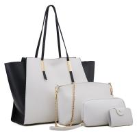 China Customized Logo Fashion Simple Mother Bag Three-piece Portable Tote Bag for Fashion for sale