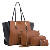 China Customized Logo Fashion Simple Mother Bag Three-piece Portable Tote Bag for Fashion for sale