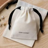 China Custom Logo Accepted 100% Organic Cotton Canvas Pouch for Personalized Gift Packaging for sale