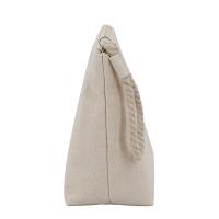 China OEM/ODM Acceptable Cotton Calico Makeup Bag With Zipper for Natural Recycled Travel for sale