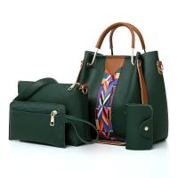 China 2022 Fashionable 4 Pcs Set of PU Leather Lady Shoulder Bag for Daily School Life for sale