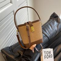 China None Decoration Woven Basket Tote Bags Custom Designer Handbags for Ladies and Girls for sale