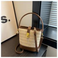 China None Decoration Woven Basket Tote Bags Custom Designer Handbags for Ladies and Girls for sale
