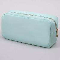 China 24 Colors Zipper Waterproof Toiletry Bag Large Make-up Bags for Travel in Nylon Pouch for sale