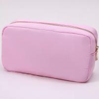 China 24 Colors Zipper Waterproof Toiletry Bag Large Make-up Bags for Travel in Nylon Pouch for sale