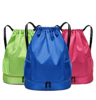 China Accepable OEM/ODM Waterproof Drawstring Backpack for Women Men Sport Beach Gym Bag for sale