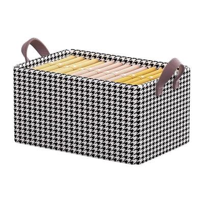China Storage Convenience Newest Fashinable Fabric Storage Organizer With Reinforced Handle for sale