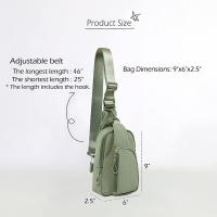 China Small Mini Travel Sports Waterproof Nylon Shoulder Crossbody Sling Bag For Men Pillow for sale