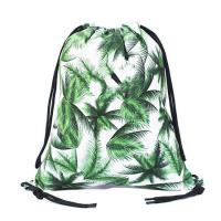 China Acceptable OEM/ODM Small Folded Nylon Polyester Drawstring Bag for Gym and Traveling for sale
