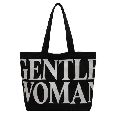 China Custom Logo Natural Canvas Cotton Tote Bag Perfect for Travel and Outgoing Excursions for sale