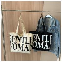 China Custom Logo Natural Canvas Cotton Tote Bag Perfect for Travel and Outgoing Excursions for sale